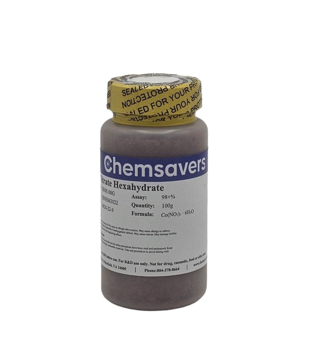 Cobalt Nitrate Hexahydrate, 99.9+%, 100g