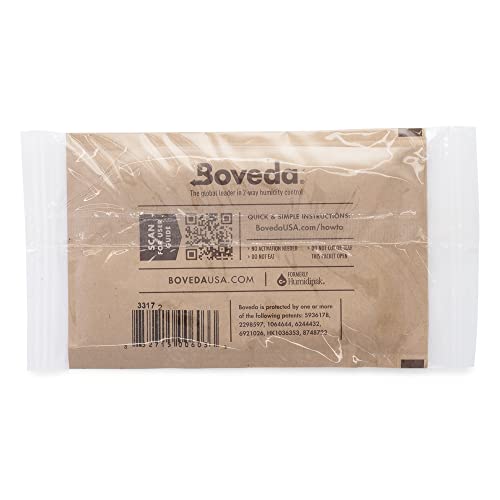 Boveda High-Absorbency 49% Two-Way Humidity Control Pack for Music Instruments in Extreme Humidity β Single β Size 40 β Prevents Warping & Cracking of Wooden Instruments β Individually Wrapped