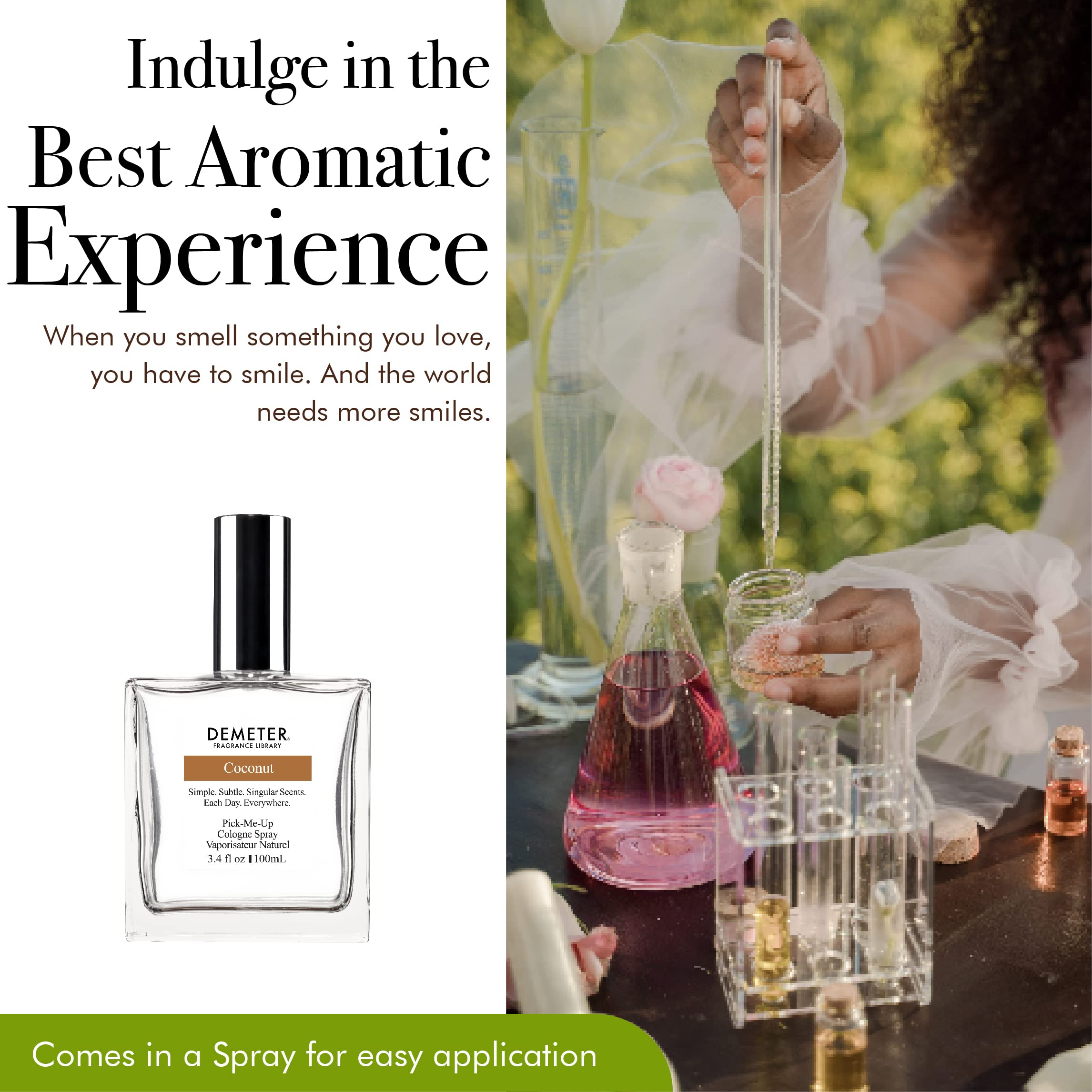 DEMETER Fragrance Library 3.4 oz Cologne Spray - Coconut
