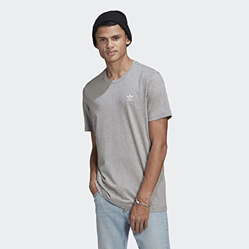 adidas Originals,mens,Essentials Tee,Medium Grey Heather,Large