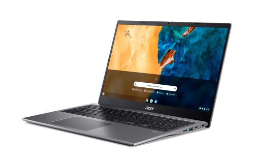 Acer Chromebook Enterprise 515 Laptop | Intel Core i3-1115G4 | 15.6" Full HD IPS Touch Display | 8GB LPDDR4X | 128GB NVMe SSD | microSD | Intel Wi-Fi 6 | Backlit Keyboard | Chrome OS | CB515-1WT-32RB