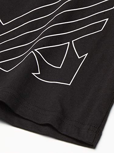 adidas Originals unisex-youth Badge Tee Black Small
