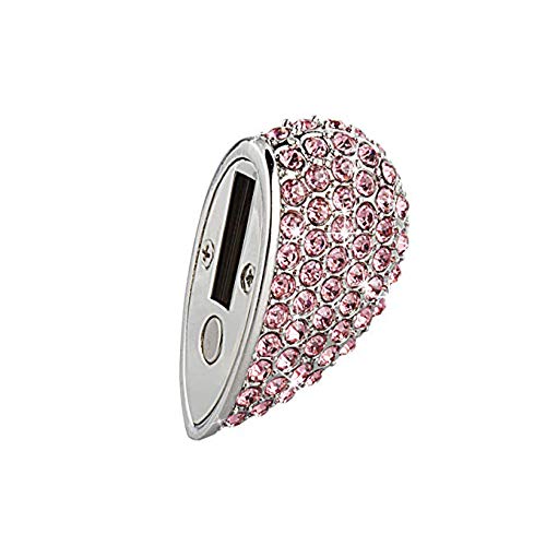 KOOTION Heart-Shape Pendant USB Flash Drive, USB 2.0 Memory Stick with Necklace, Thumb Drive for Photos & Videos, 32G, Pink