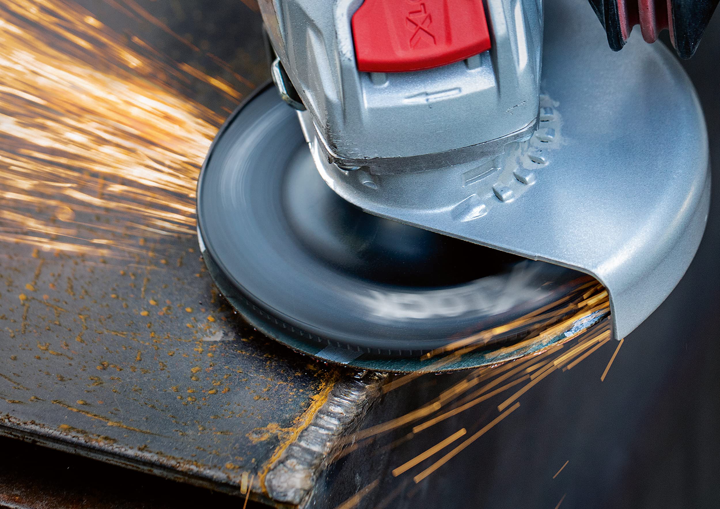 Bosch Professional 25x Expert R782 Prisma Ceramic X-LOCK Fibre Discs (for Steel, Stainless steel sheets, Ø 125 mm, Grit 120, Accessories Small Angle Grinder)