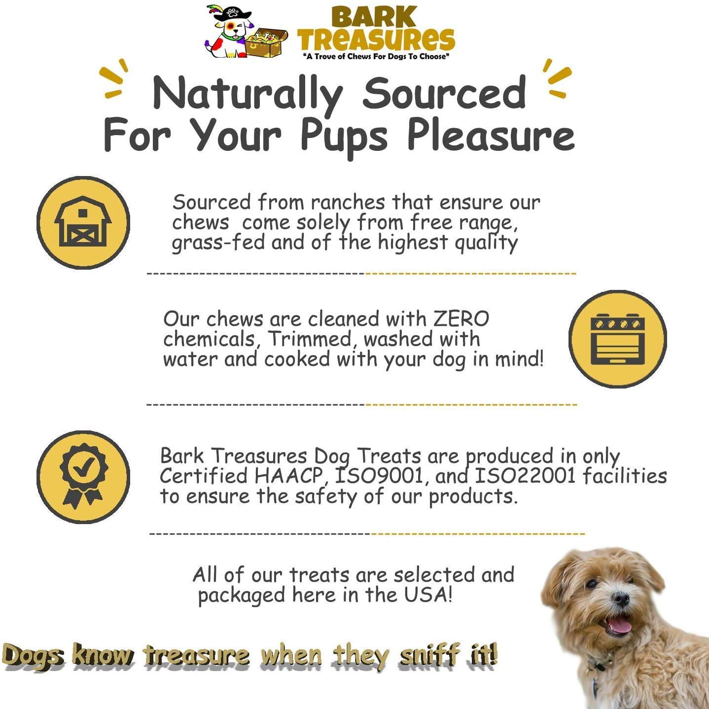 Bark Treasures Cow Ears Dog Treats (12 Pcs/Pack) - Best Cow Ear Dog Chews - Safe Rawhide Alternative - Cow Ears for Dogs - Premium Thick Cow Ears