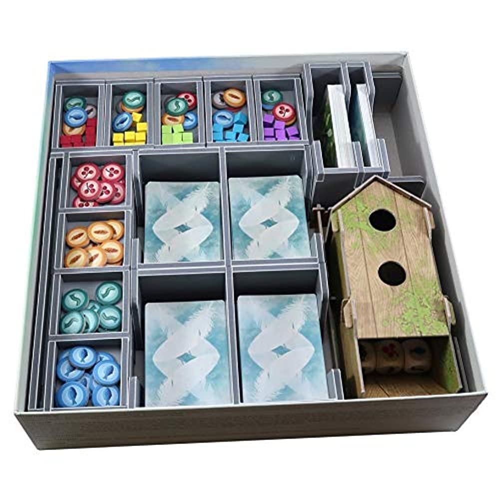 Folded Space Wingspan and Expansion Board Game Box Inserts