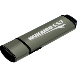 Kanguru SS3 – 64GB USB Flash Drive - Physical Write Protect Switch – SuperSpeed USB 3.0 - Portable