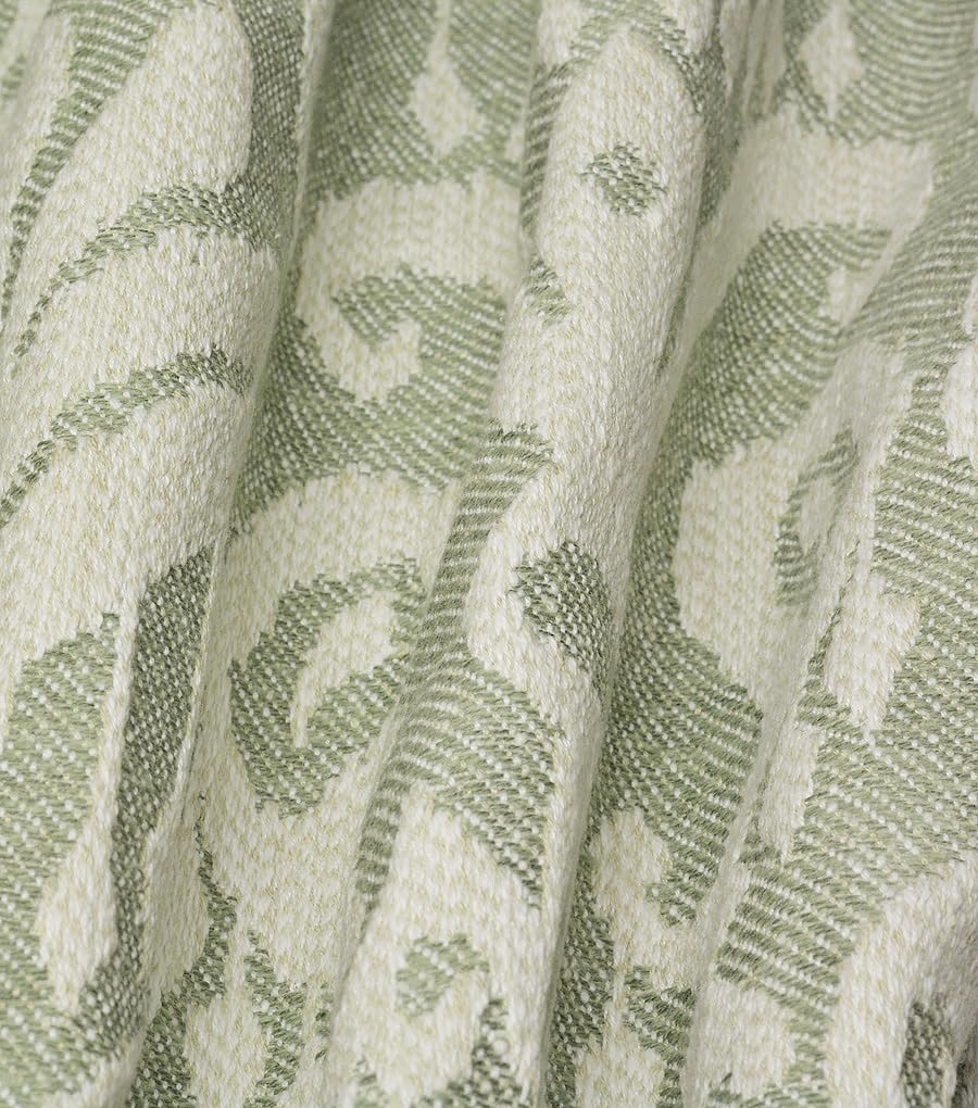 Surface Style Printed Polyester Blend Heavy Weight Fabric by The Yard, Upholstery and Home Décor, Oeko-TEX Certified, 54" Wide, (Ikat Wanderlust, Sage) 54 Inches