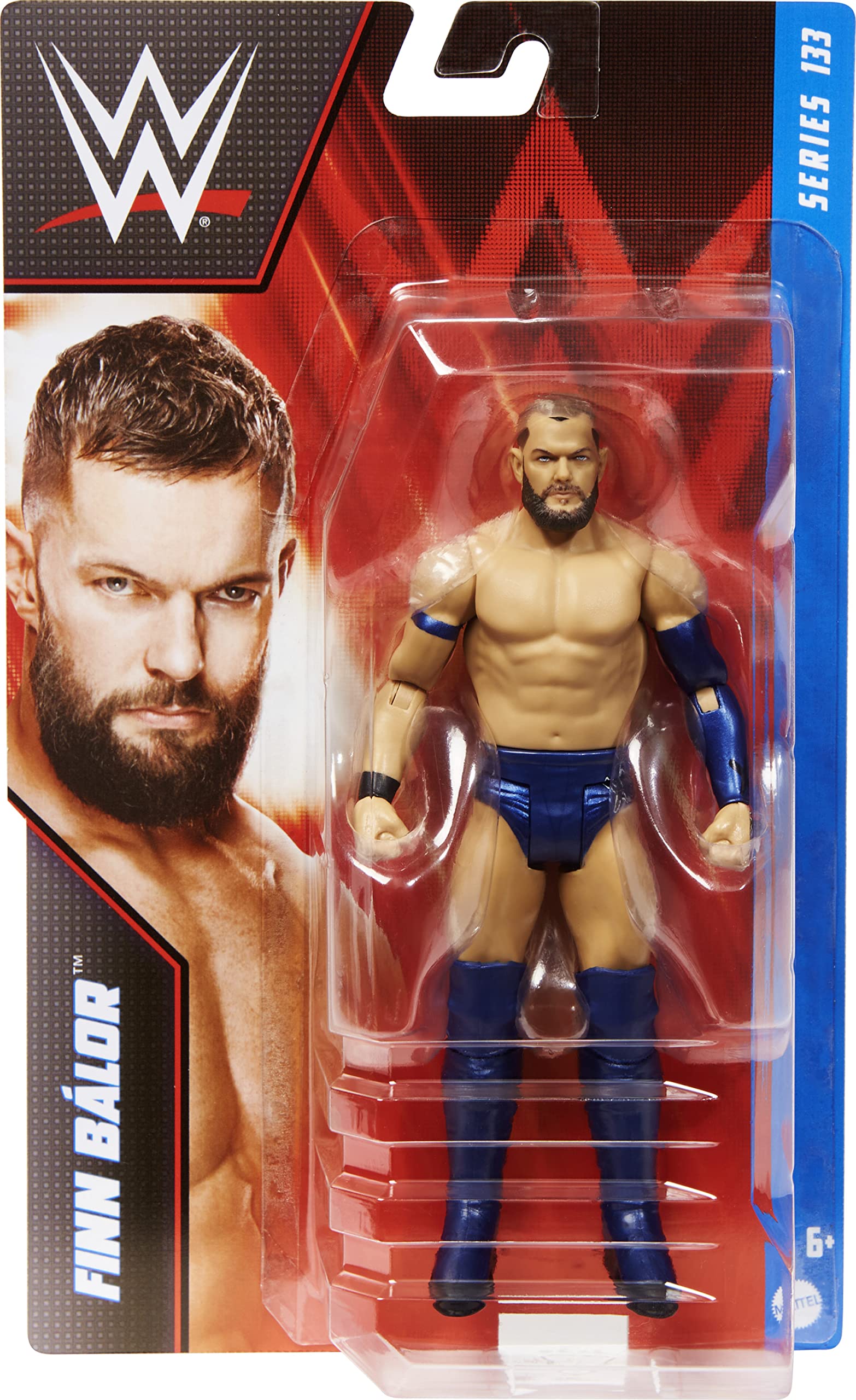 Mattel WWE Basic Action Figure, Finn Balor, Posable 6-inch Collectible for Ages 6 Years Old & Up