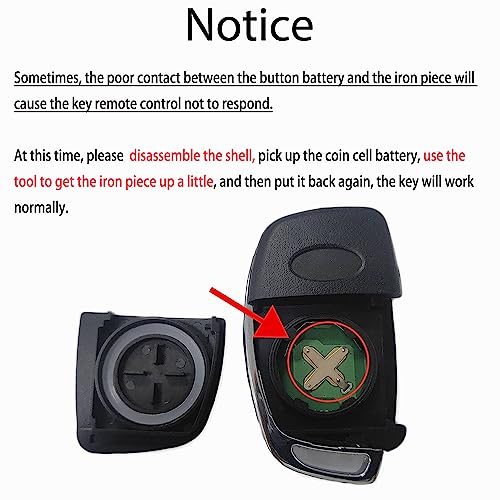 FILP Key Fob Remote Replacement Fits for Hyundai Santa Fe 2016 2017 2018 2019 TQ8-RKE-4F31 Keyless Entry Remote Control 95430-2W110 Transmitter Assy (DM 4BT)