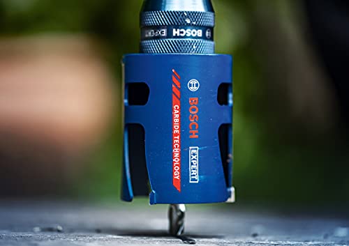 Bosch Professional 1x Expert Construction Material Hole Saw (Ø 70 mm, Accessories Rotary Impact Drill)