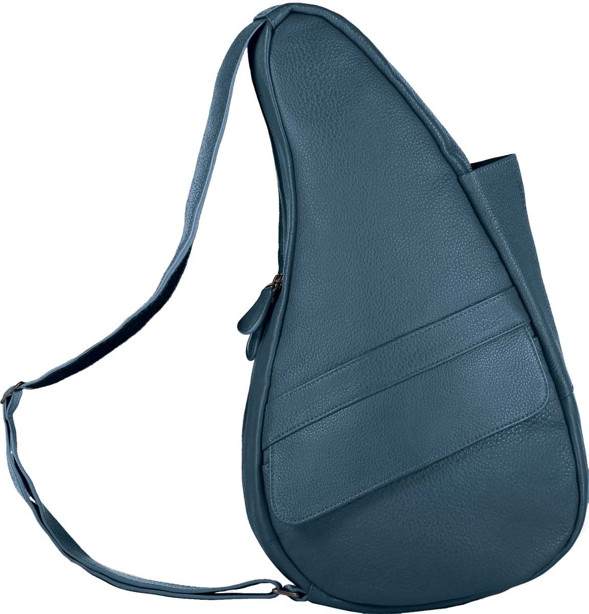 AmeriBag Small Classic Leather Healthy Back Bag Small (Lake Blue)