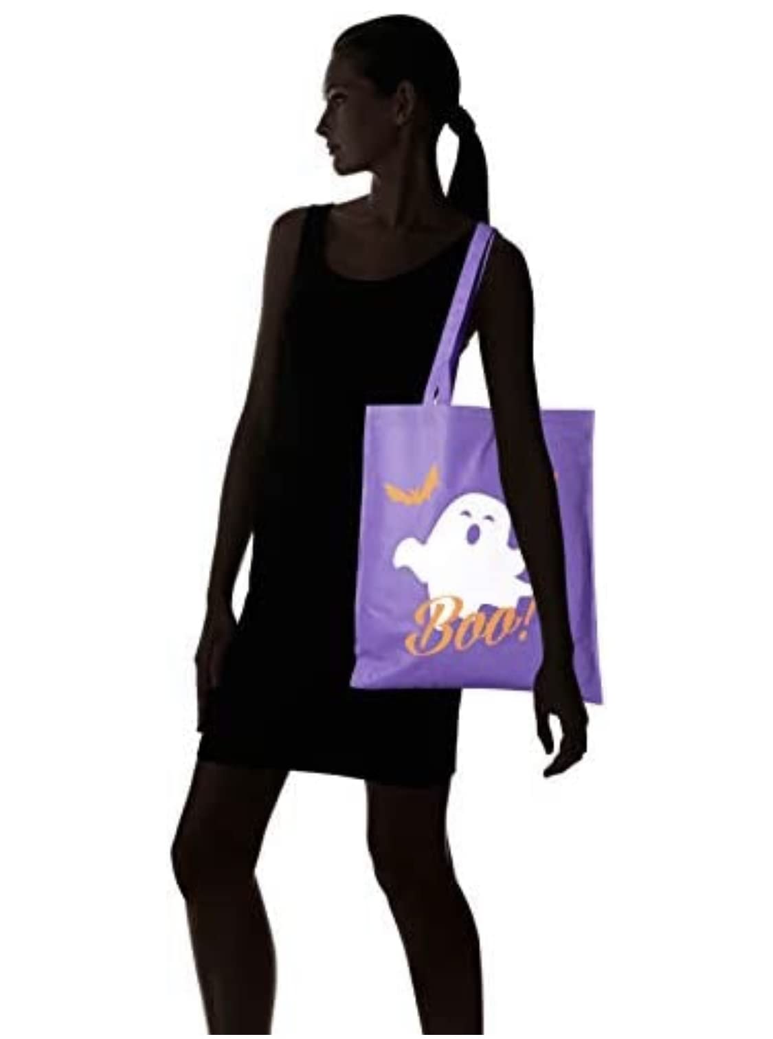 Bulk 24 Pack Deluxe Large 15" x 16" Trick or Treat Bag Fun Reusable Shopping Halloween Tote Assortment Featuring 4 Designs