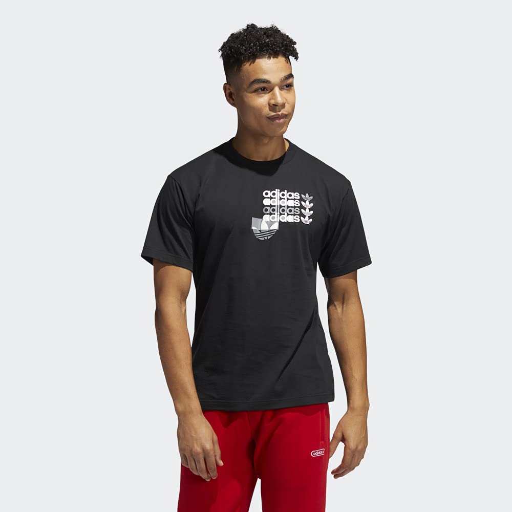 adidas Originals,mens,Farm Short Sleeve Tee,Scarlet,Medium