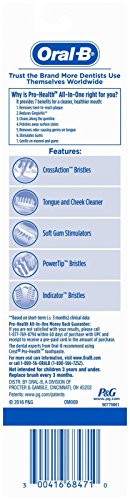 Oral B CrossAction Pro-Health Toothbrush, Medium, 2 Count (Pack of 1)