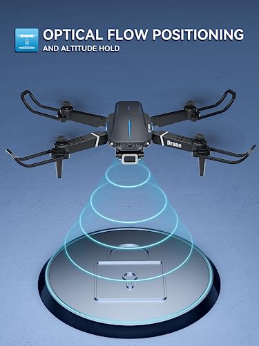 Drones with Camera for Adults Beginners Kids, Foldable Drone with 1080P HD Camera, RC Quadcopter - FPV Live Video, Altitude Hold, Headless Mode, One Key Take Off/Landing, APP Control