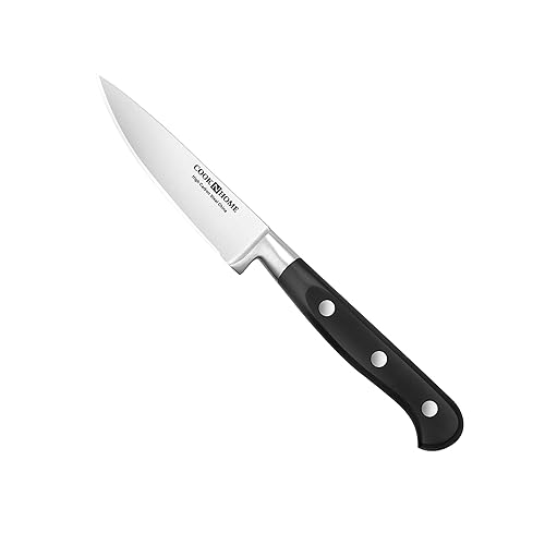 Cook N Home Kitchen Knife Set with Bamboo Storage Block 15-Piece, High Carbon Stainless Steel Blade, Black