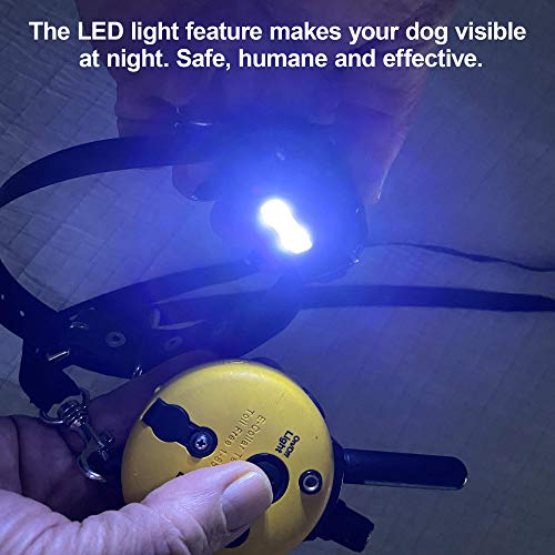 Educator E-Collar Humane Dog Training Collar with Remote, Features 100 Levels of Safe Stimulation, Tapping Sensation, Night Light, Waterproof, Rechargeable, 1/2 Mile 1 Dog, Yellow
