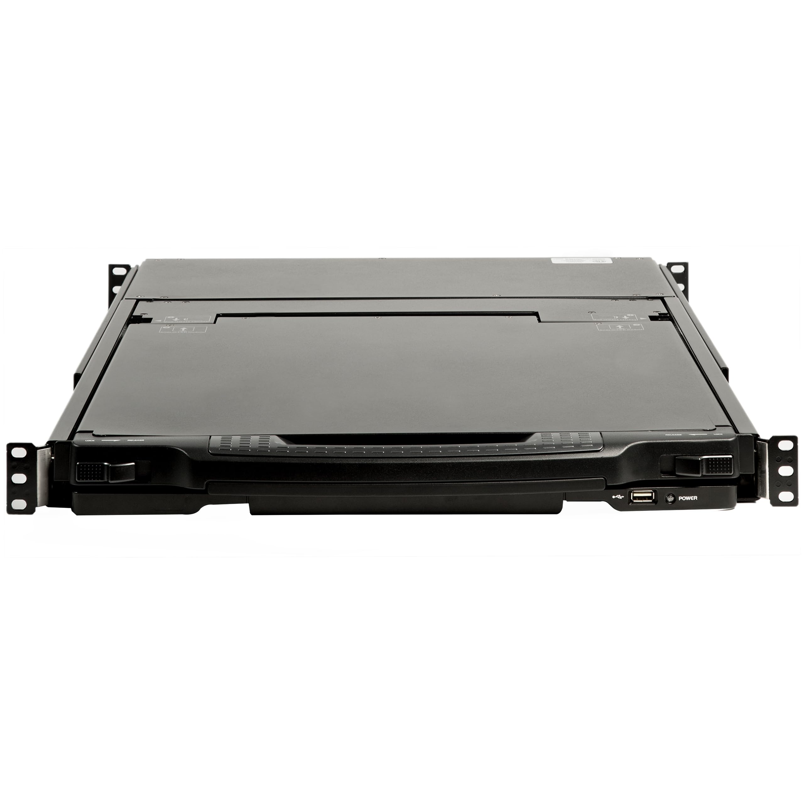 StarTech.com Dual Rail Rackmount KVM Console HD 1080p - Single Port DVI/VGA KVM w/17" LCD Monitor for Server Rack - Fully Featured 1U LCD KVM Drawer w/Cables - USB Support - 44230 MTBF (RKCOND17HD)