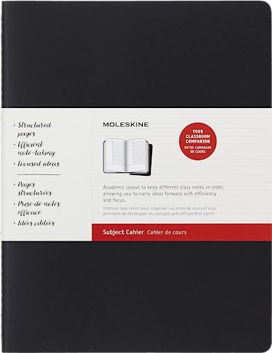 Moleskine Cahier Journal, Soft Cover, XXL (8.5" x 11") Subject Cahier, Black/Kraft Brown, 160 Pages (Set of 2)