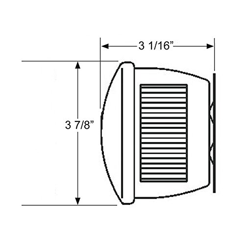 Blazer B55UW 3-7/8" Round Stop / Tail / Turn Light , Red
