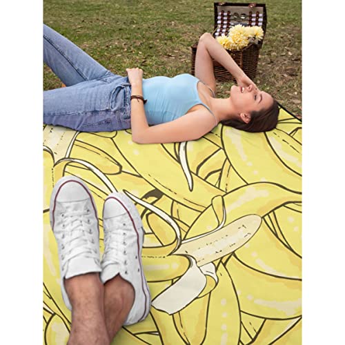 Banana Blanket Gift Soft Flannel Art Print Design Sofa Bed Practical Portable Adults Children Universal S 40 * 50 in for Kids/Child