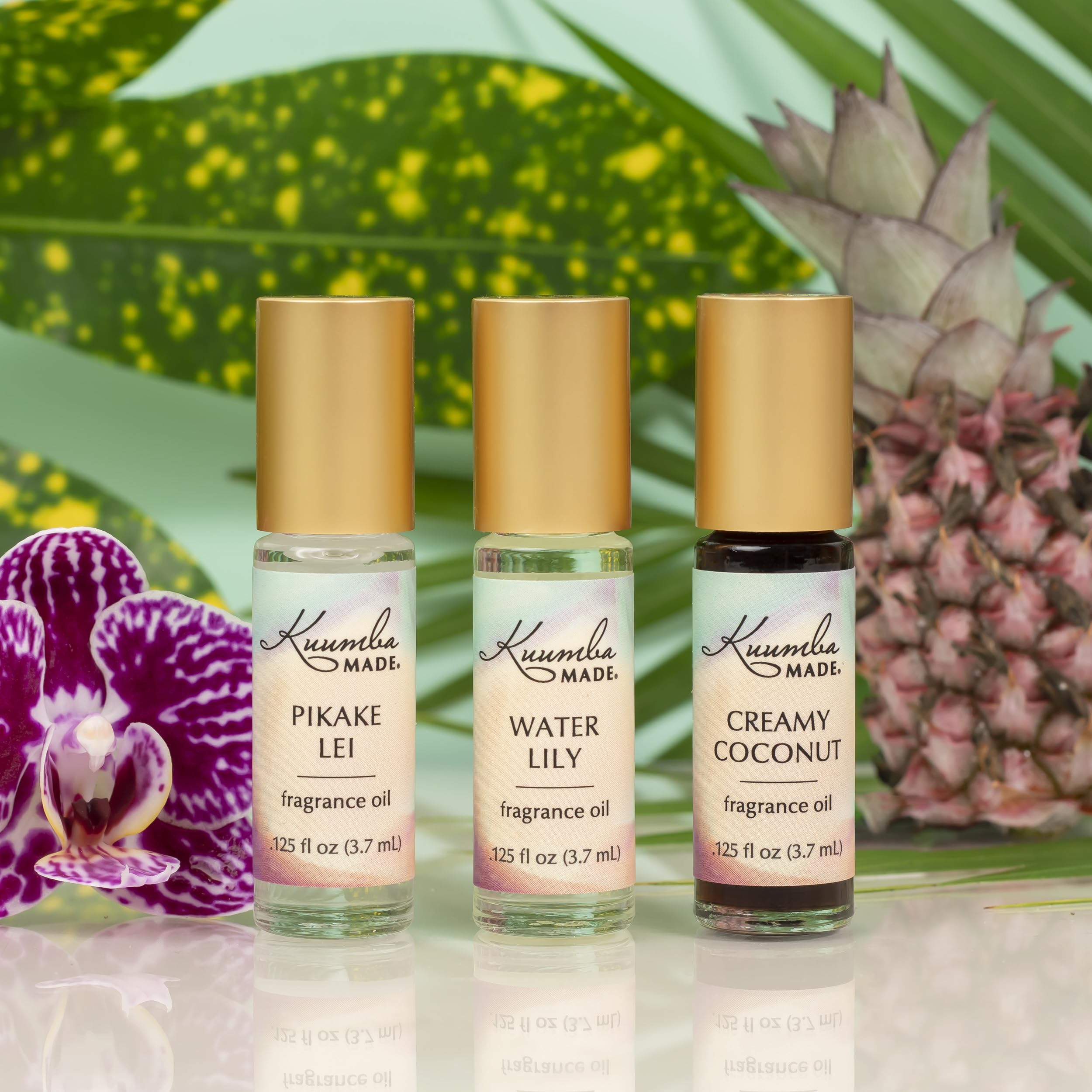 Kuumba Made Creamy Coconut Fragrance Oil Roll-On 0.13 fl oz (3.7ml) | Rollerball Perfume | Alcohol Free