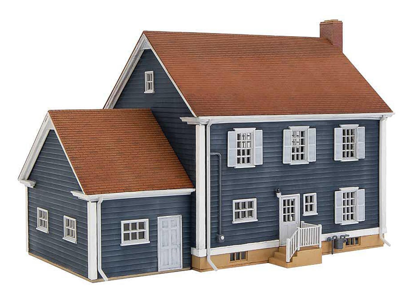 Walthers Cornerstone HO Scale Model Colonial House Kit