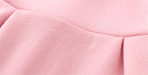 MINKIDFASHION Baby Girls Winter Autumn Cotton Warm Jacket Coat (2T, Pink)