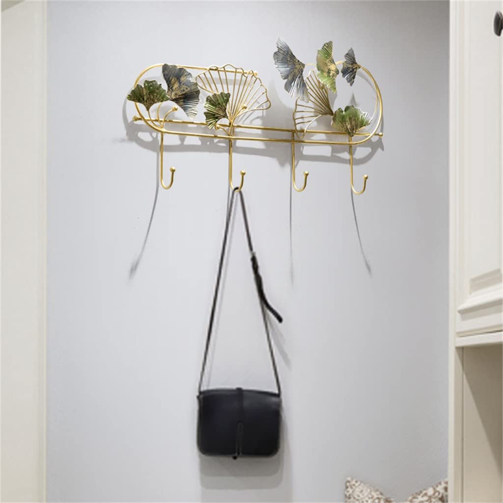 AFLHYJK Decorative Hook Into The Door Porch Coat Rack Bedroom Door Without Punching Hanger Hanging On The Wall
