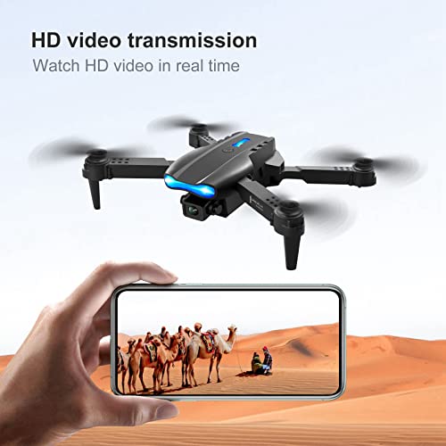 Dual 1080P HD Camera Drone - Altitude Hold Headless Mode, One Key Start Speed Adjustment, Fashion Gifts For Boys Girls
