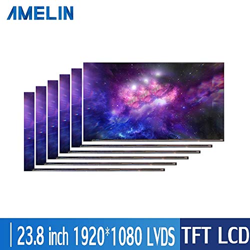 SANZAMELIN 23.8" inch 1920 X1080 TFT LCD Module Screen with LVDS Interface Display and IPS Viewing Angle Panel