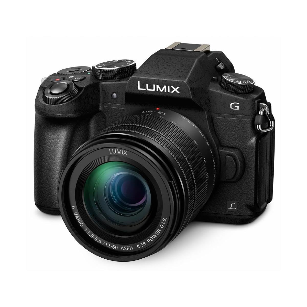 Panasonic Lumix DMC-G85 Mirrorless Camera with 12-60mm F/3.5-5.6 Lumix G Vario Power OIS Lens, Black - Bundle with 64GB SDXC Card, Spare Battery, Tripod, Compact Charger, Software Pack and More