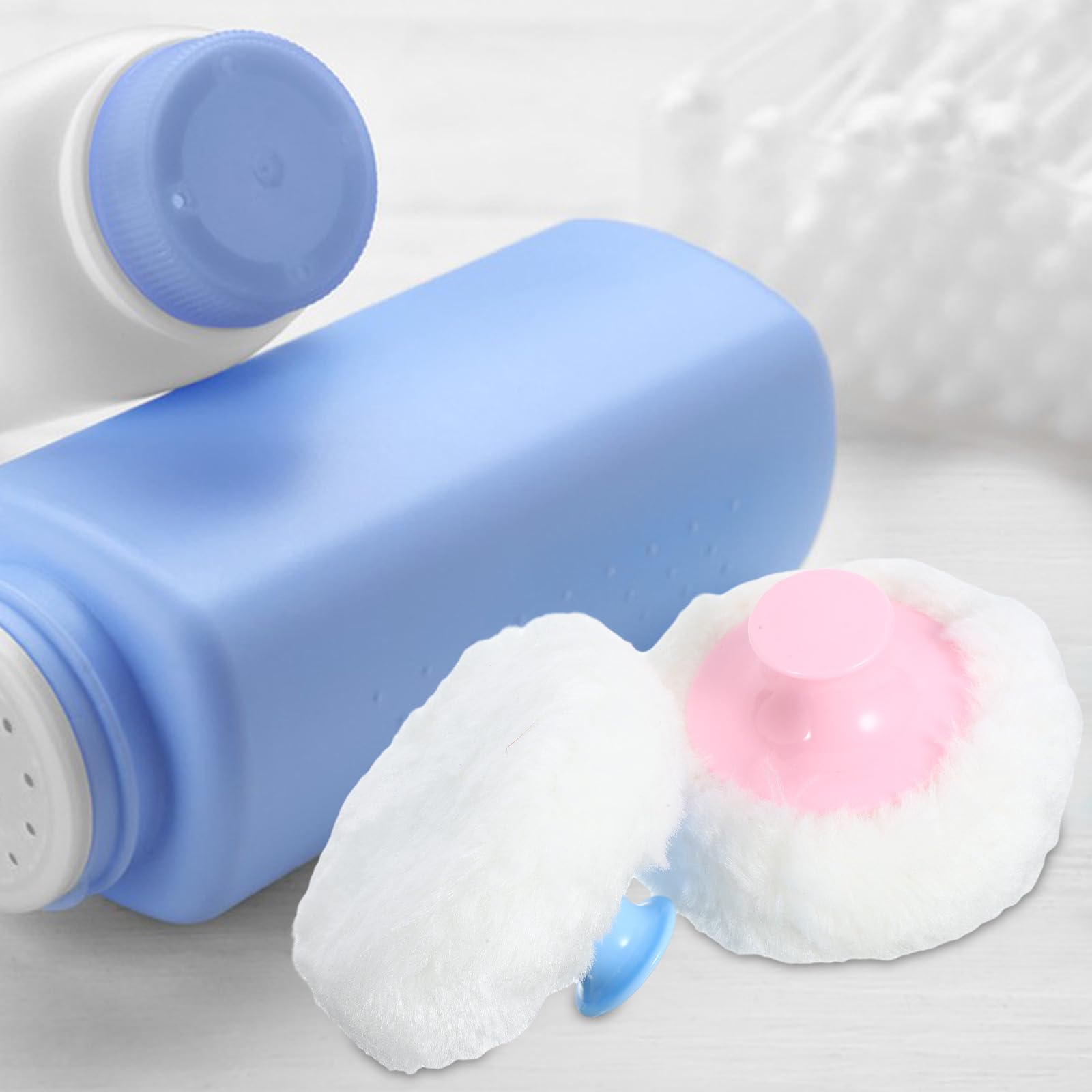 Powder Puff Body Powder Puff with Handle 4PCS