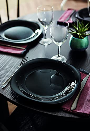 Dajar Carine Luminarc Dinner Set 18–Piece White / Black