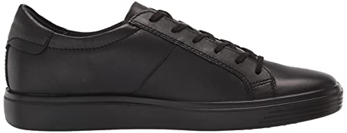 ECCO Women's Soft Classic Sneaker, Black, 9-9.5