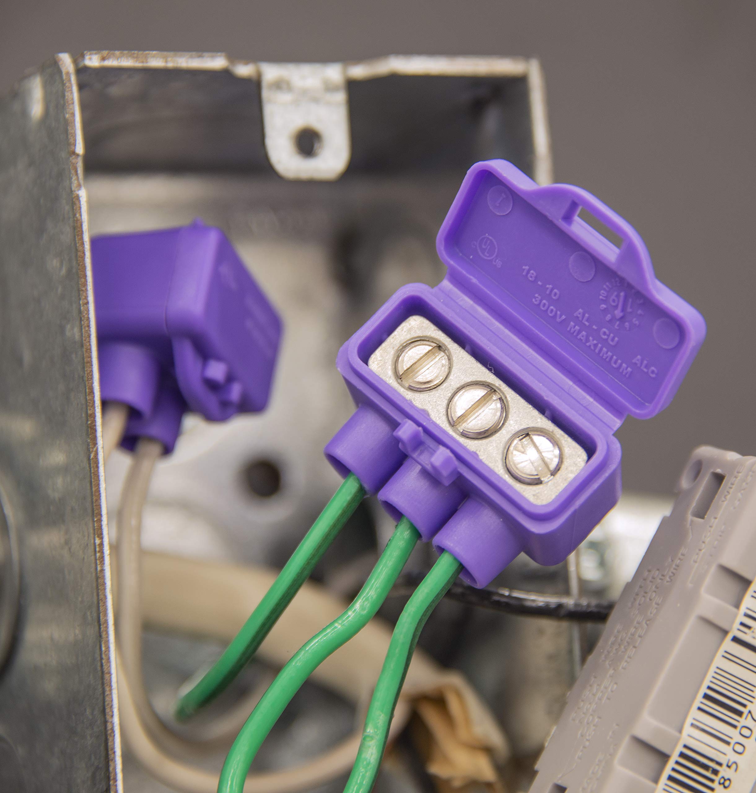 King Innovation 95145 AlumiConn Wire Connector, 1000 pk, Purple, Count