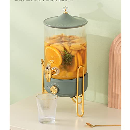 EVANEM Cold Kettle with Faucet Bucket Constant Temperature Water Heater High Temperature Heating Living Room Glass Teapot (Color : D, Size : As the picture shows)