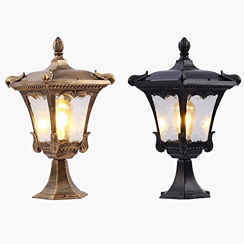 E27 Outdoor Column Lights Industrial Metal Aluminum Post Lights Garden Home Courtyard Street Community Lighting Pillar Lamps