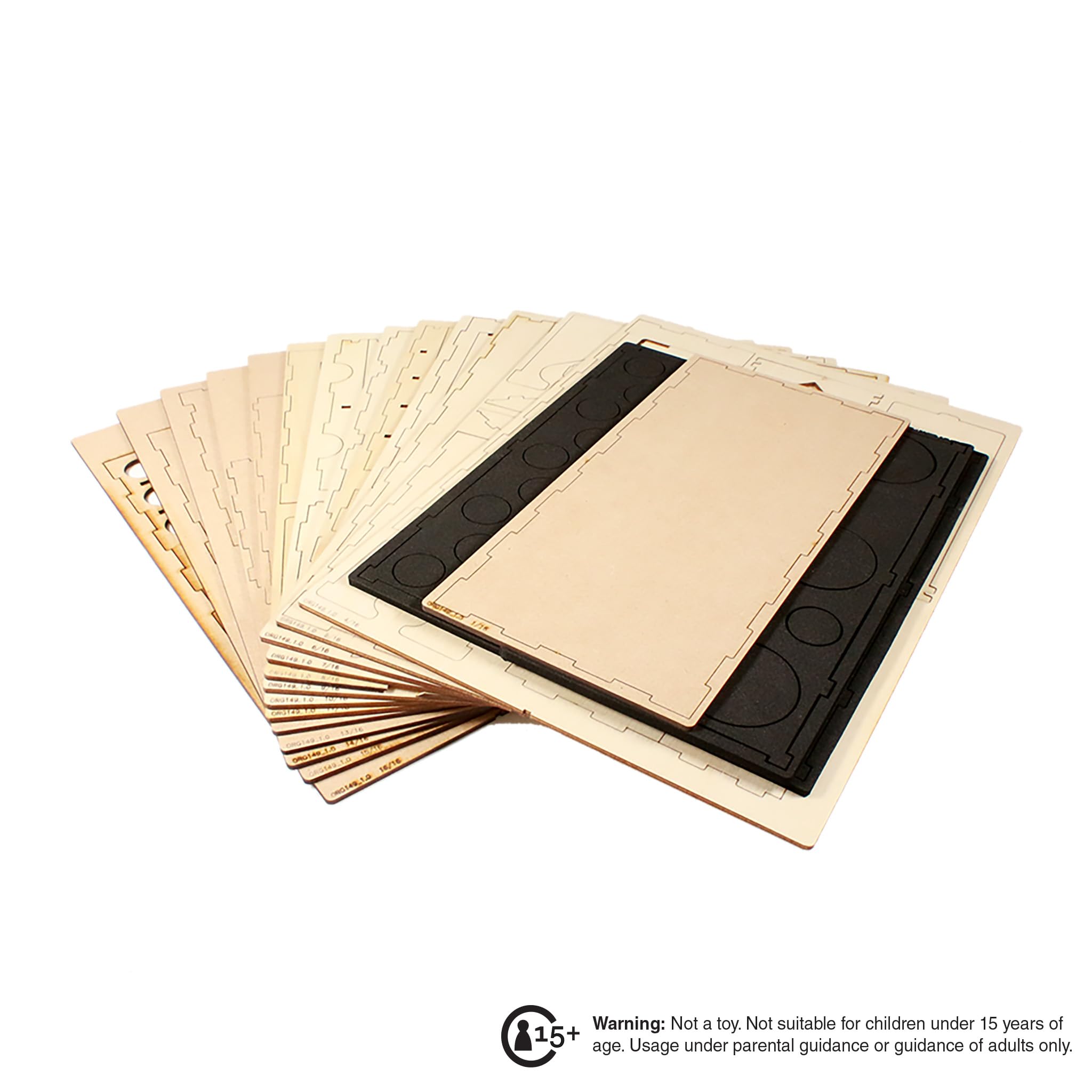 The Broken Token Game Organizer Compatible with Middara: Unintentional Malum - Act 1 - Wooden Game Organizing Box with Multiple Trays