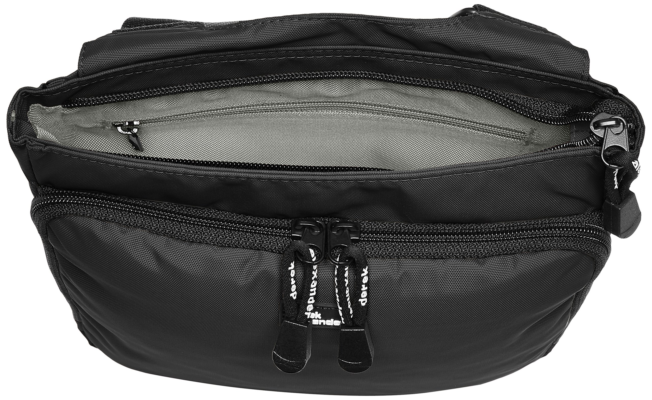 Derek Alexander Top Zip Front Flap, Black, One Size