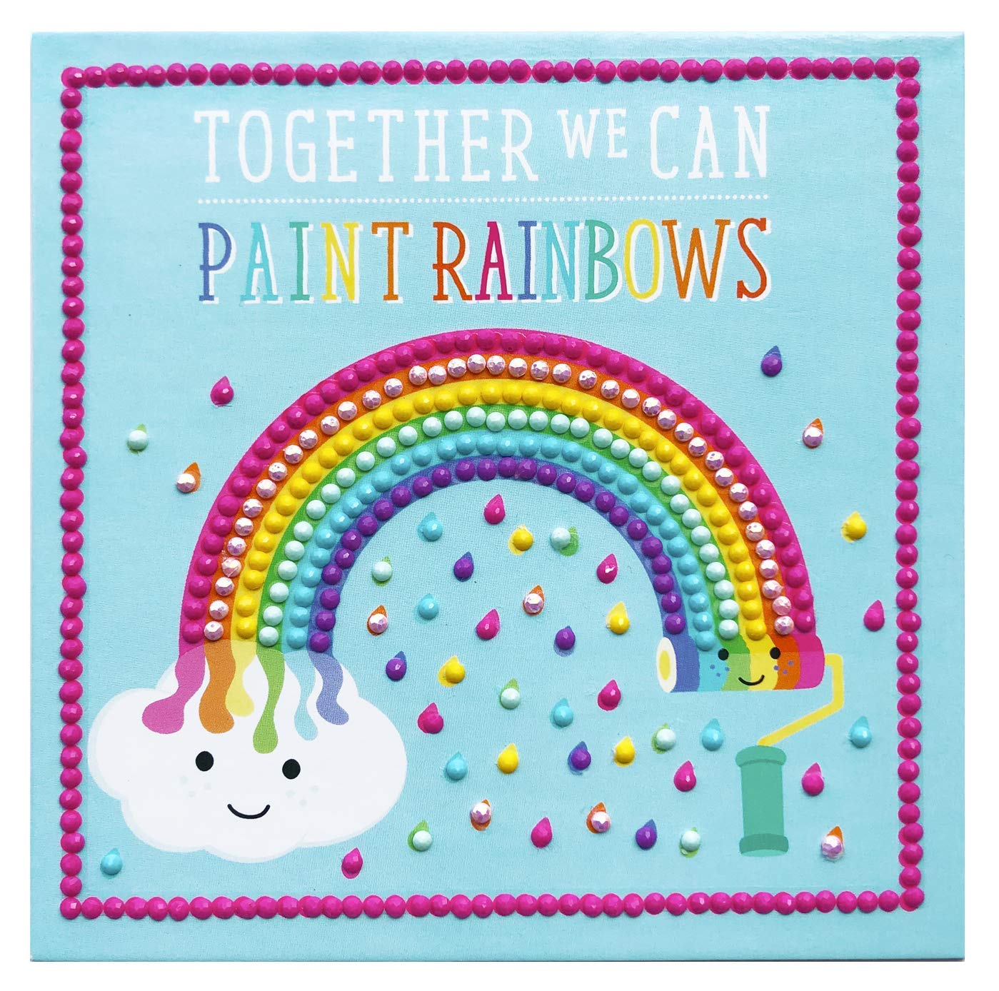 BOX CANDIY Totally Deco Llama Love String and Pom Pom Art Set in Keepsake Box to Make and Display