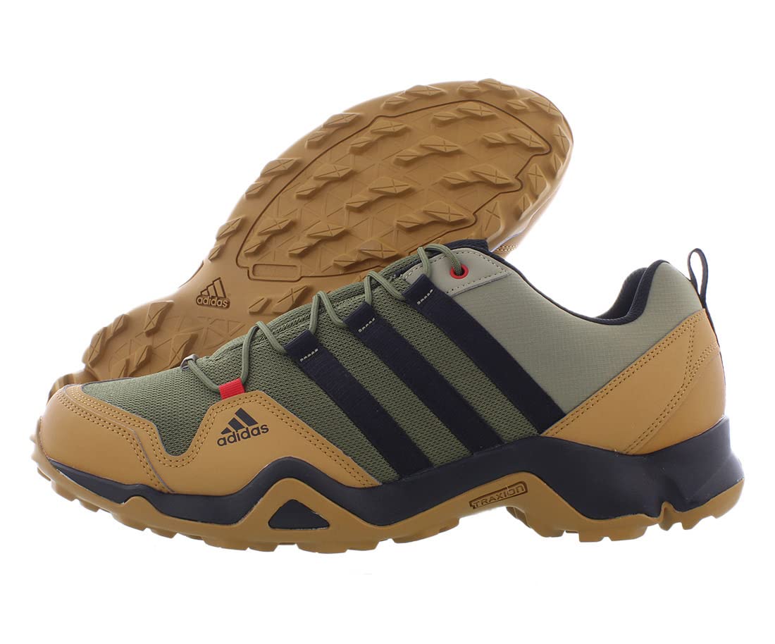 adidas Men's AX2S Hiking Shoes, Focus Olive-core Black-mesa, 11.5