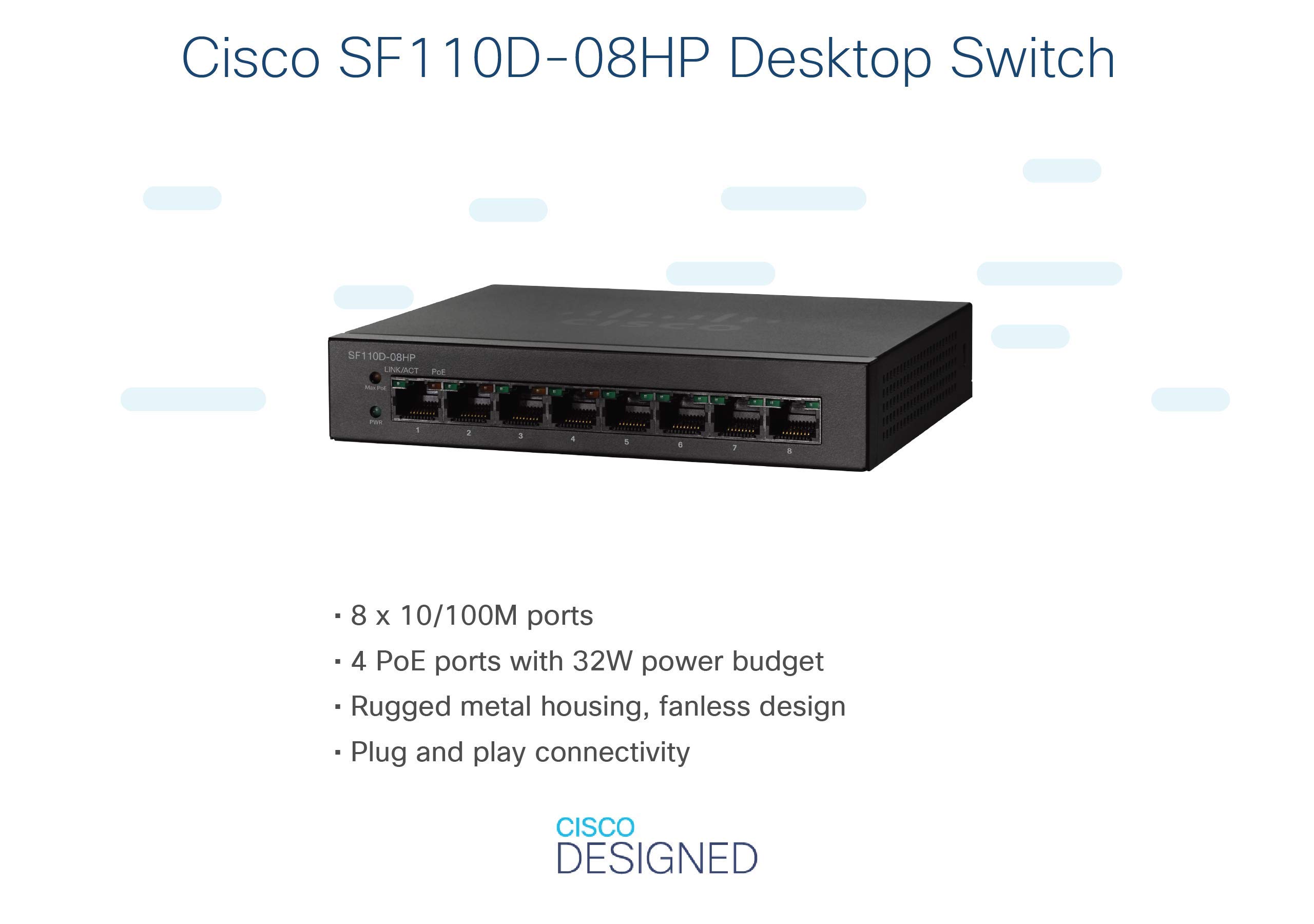 Cisco Small Business SF110D-08HP