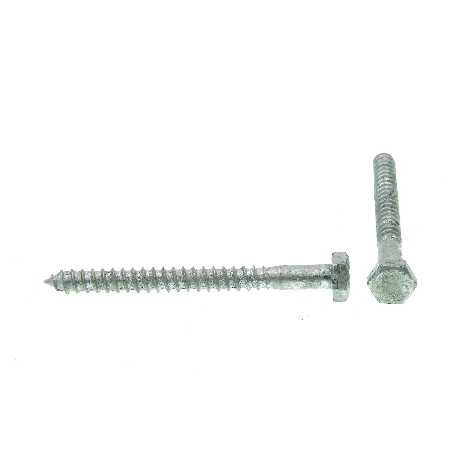 Prime-Line 9055173 Hex Lag Screws, 1/4 In. X 3 In., A307 Grade A Hot Dip Galvanized Steel (25 Pack)