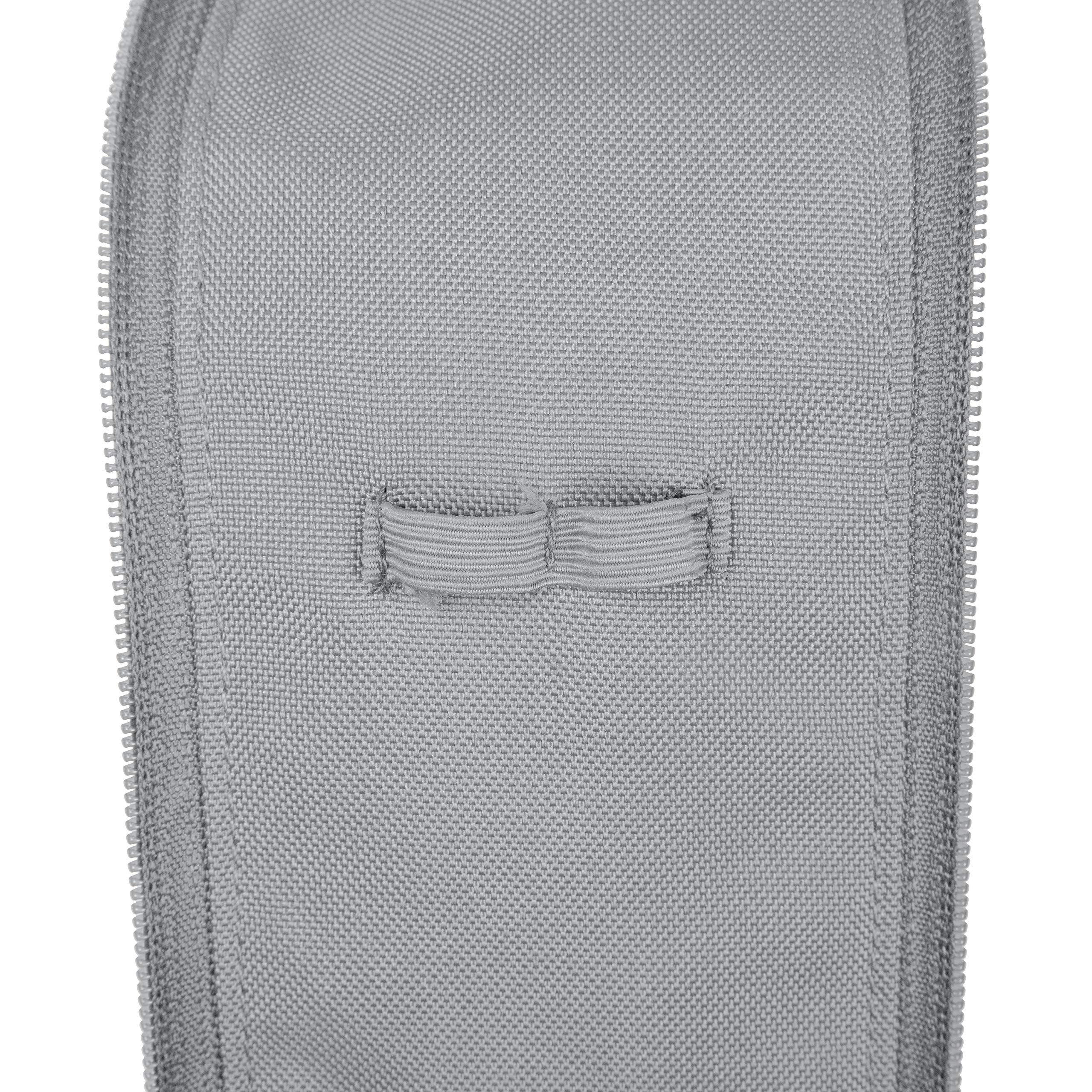 Simplify Hanging Mesh Toiletry Bag | Travel Organizer | Perfect for Dorm | Gym | Back to School | Shampoo | Shower Accessories | Grey