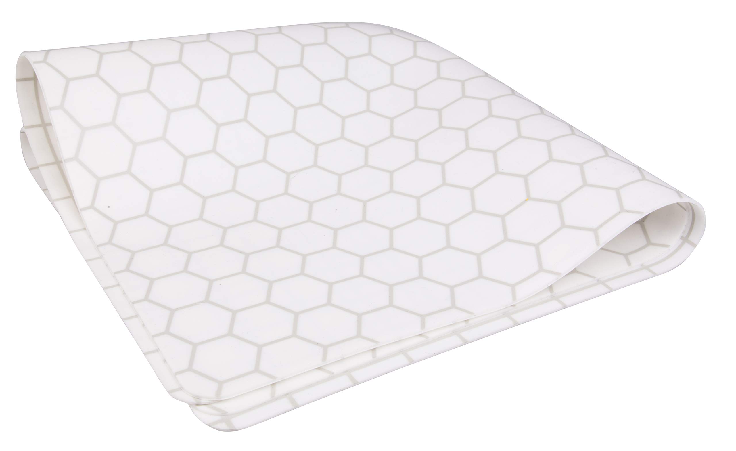 Double-Sided Role Playing RPG Game Mat- Reversible Silicone Battle Matte Grid w Hexes and Squares- XL 20"x20"-Foldable, Rollable, Wet Eraseable - Made for D&D Dungeons Dragons, Pathfinder and More