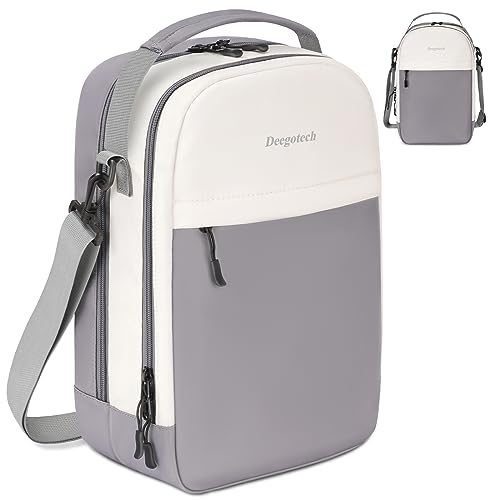 Carrying Case for Steam Deck Console & Accessories, Storage Bag for Asus Rog Ally & Switch,Crossbody Protective Travel Bag Double-layer Backpack with Multi-Pockets For AC Adapter, Docking Station
