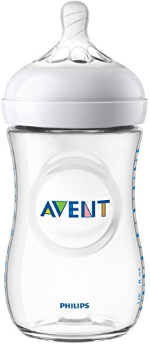 Philips Avent Natural Baby Bottle, Clear, 9oz, 5pk, SCF013/57