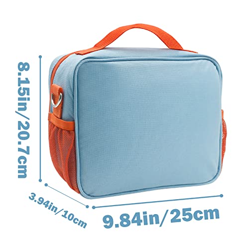 Carrying Case for YOTO Mini Player - Travel Case Compatible with Yoto Mini Audio Music Player, Headphone and Cards, Storage Bag Organizer with Handle and Adjustable Shoulder Strap, Blue (Case Only)